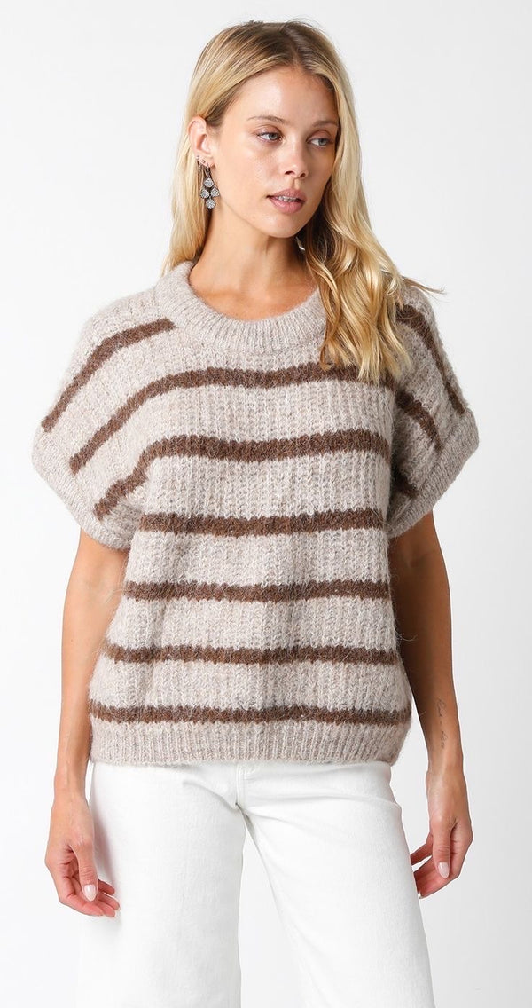 Brecken Short Sleeve Sweater - ELISON RD.